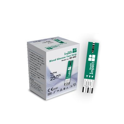 Health Impact Blood Glucose Test Strip Model no. BS-602 % - Health ...