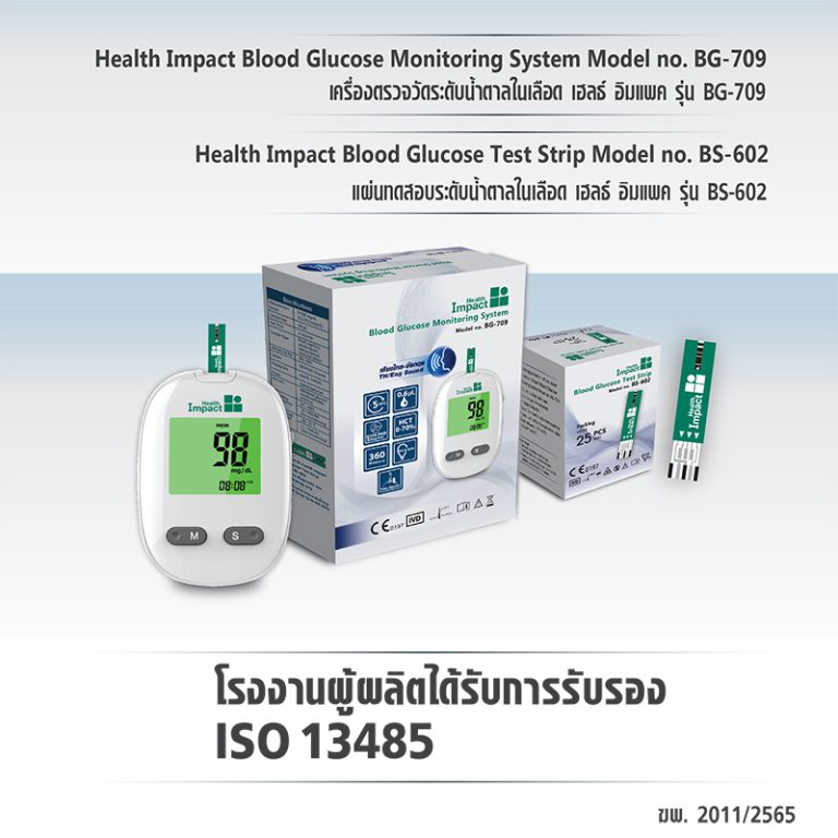 Health Impact Blood Glucose Monitoring System Model no. BG-709 % ...